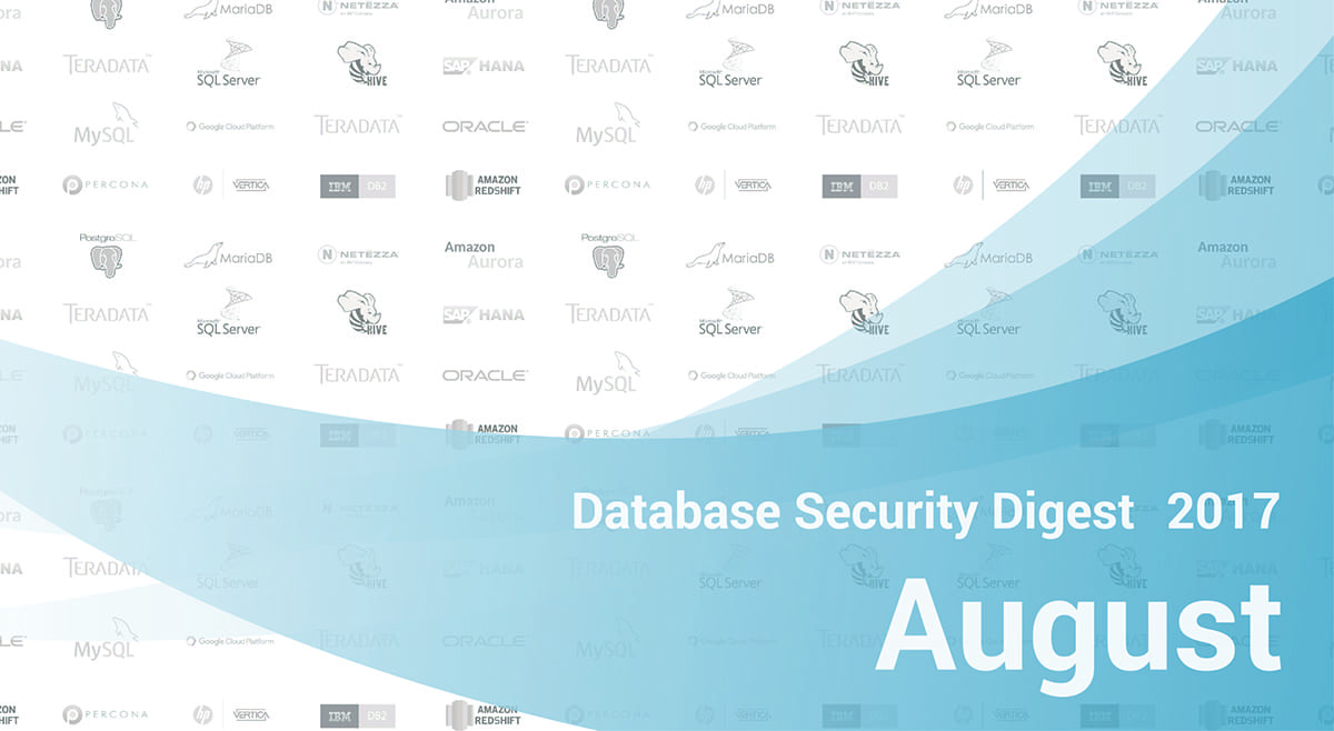 Database Security Digest – July 2017 | DataSunrise - Data & DB Security