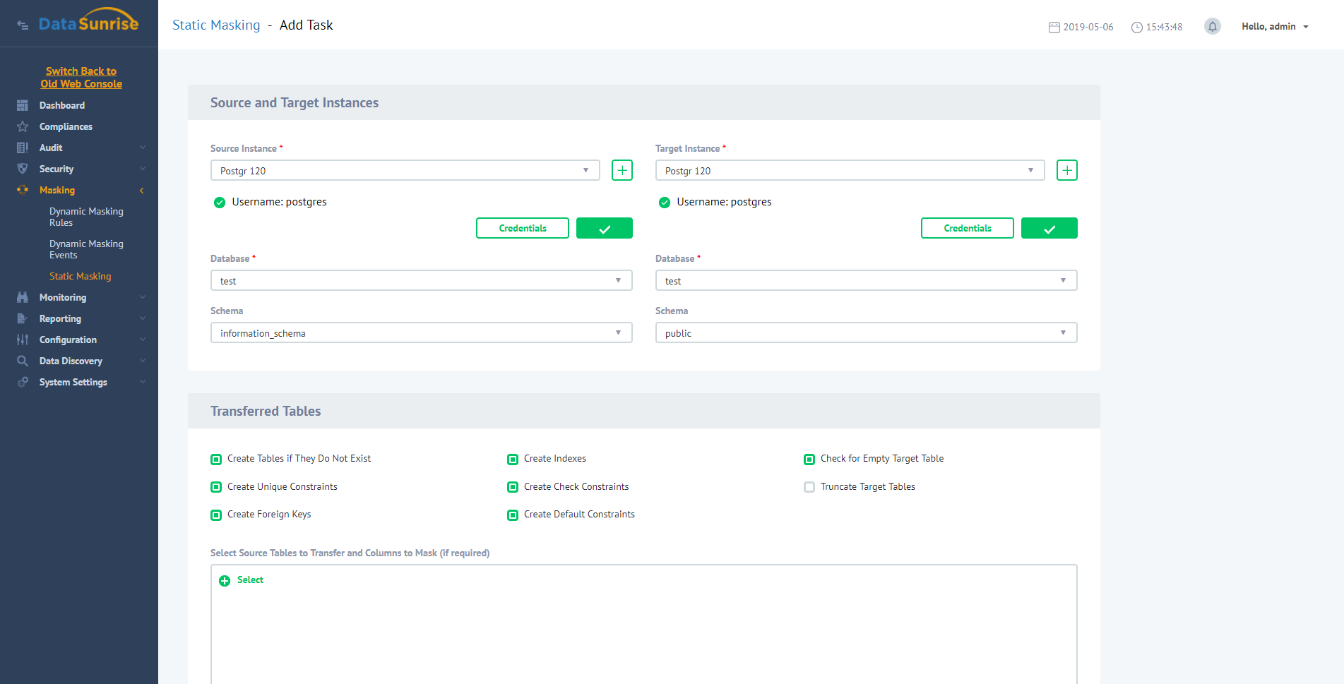 Simple Data Masking with DataSunrise