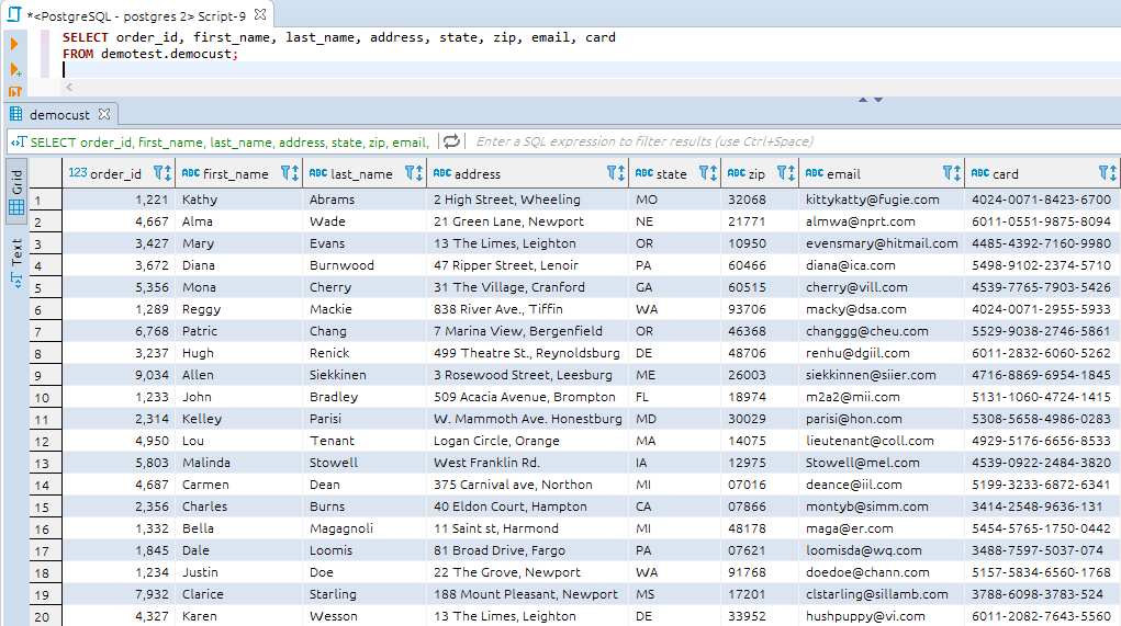 Basic Principles of Dynamic Masking